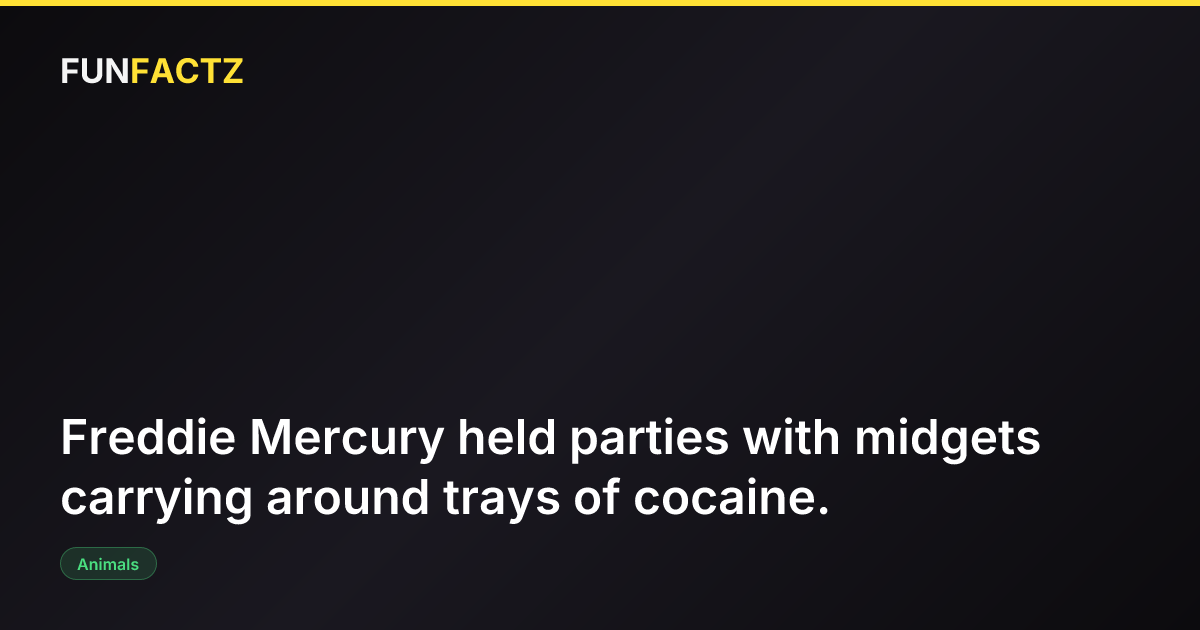 Debunked: Did Freddie Mercury Have Dwarves Carry Cocaine? | Fun Facts