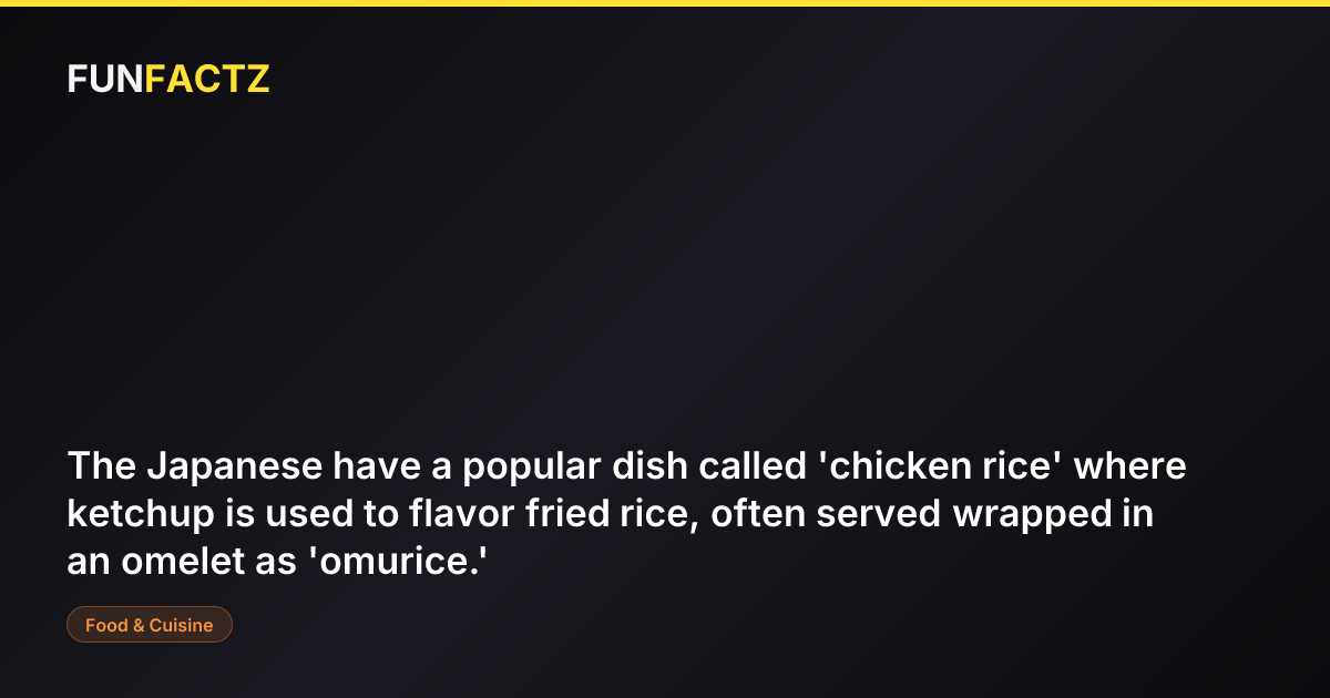 Japanese Ketchup Rice: Omurice Explained | Fun Facts