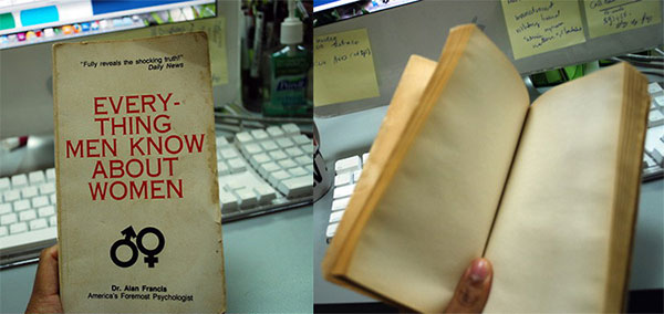 There's a book titled There's a book titled