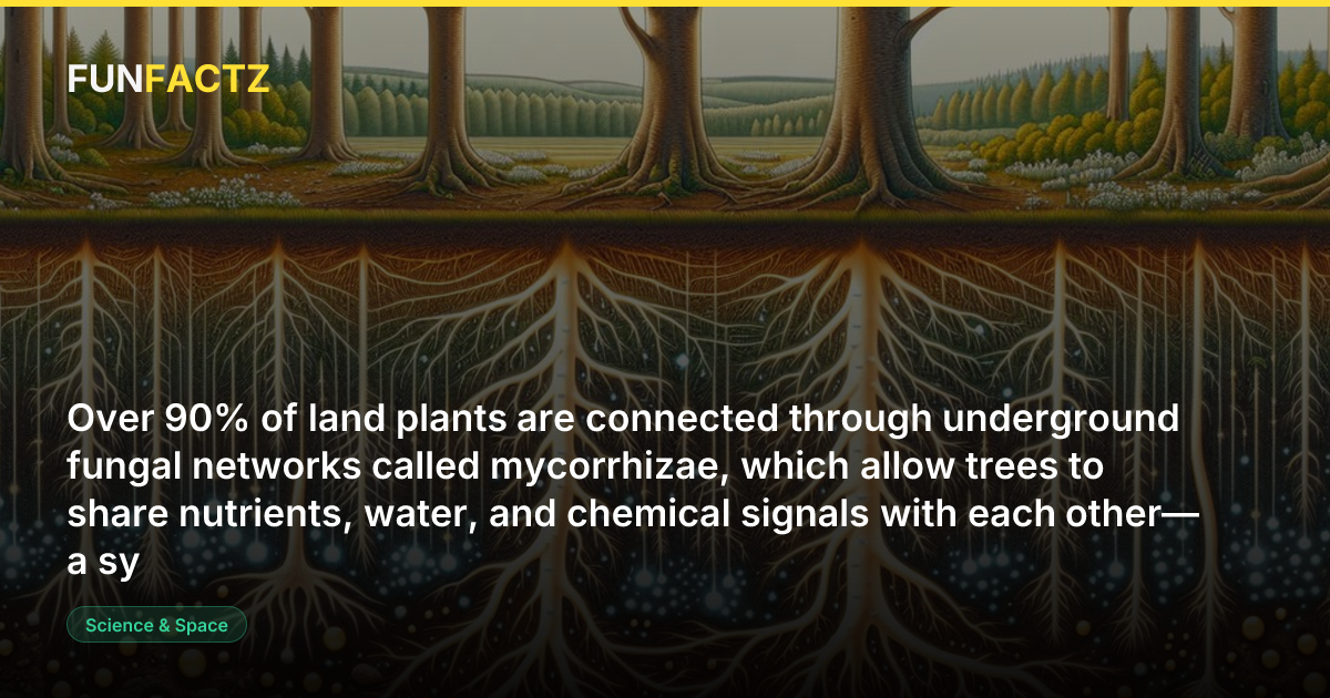 Trees Share Resources Through a Vast Underground 'Wood Wide Web' | Fun ...